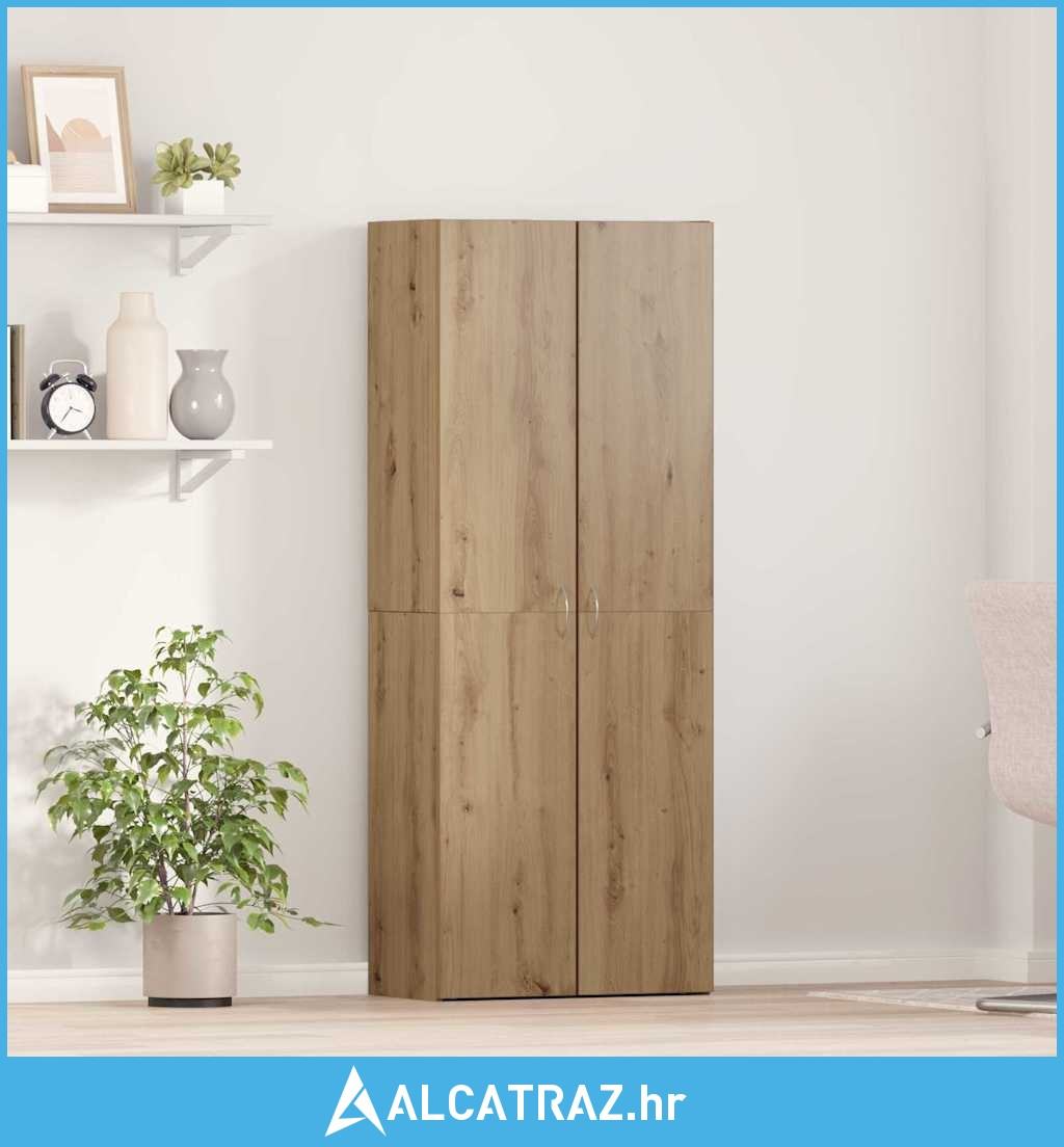 Uredski ormar Set od 2 Hrast od artizanskog drva Inženjersko drvo - NO