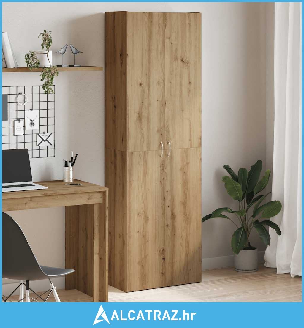 Visoka ploča Artisan hrast 60x32x190 cm izrađeno drvo - NOVO