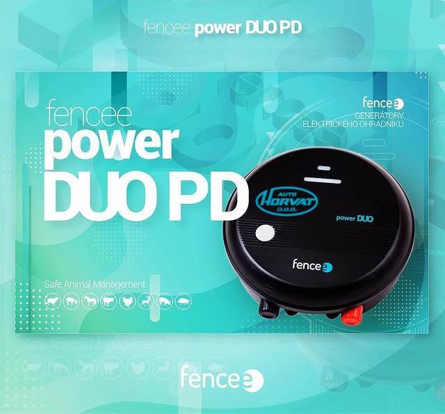 Električni pastir FENCEE PD 30 DUO - 3 J - 11200 VOLTI - KOMBINIRAN