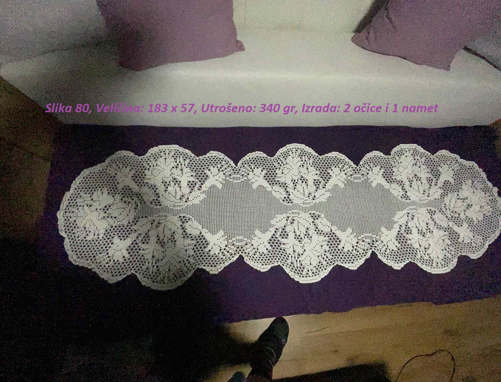 Heklani ručni radovi - stolnjaci i tabletići