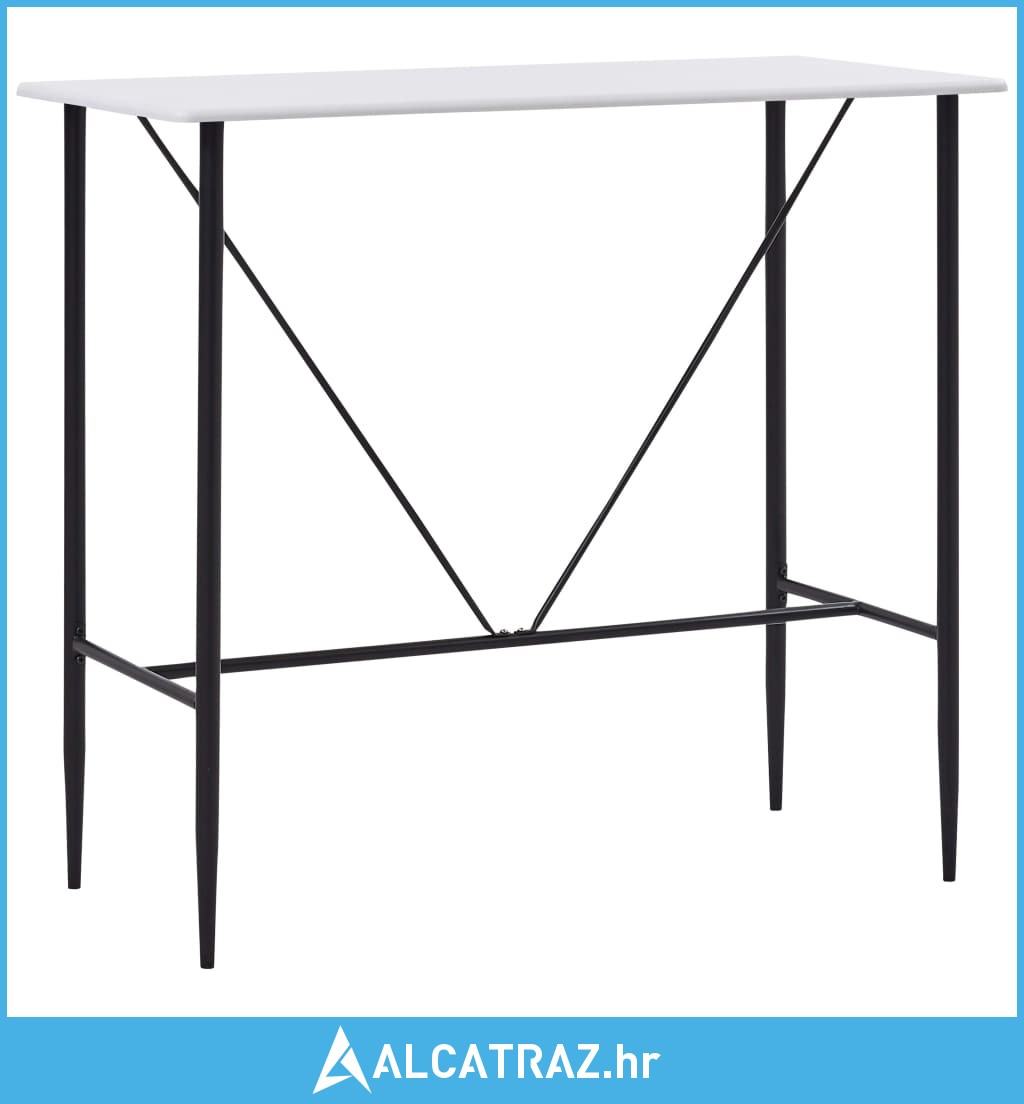 Barski stol bijeli 120 x 60 x 110 cm MDF - NOVO
