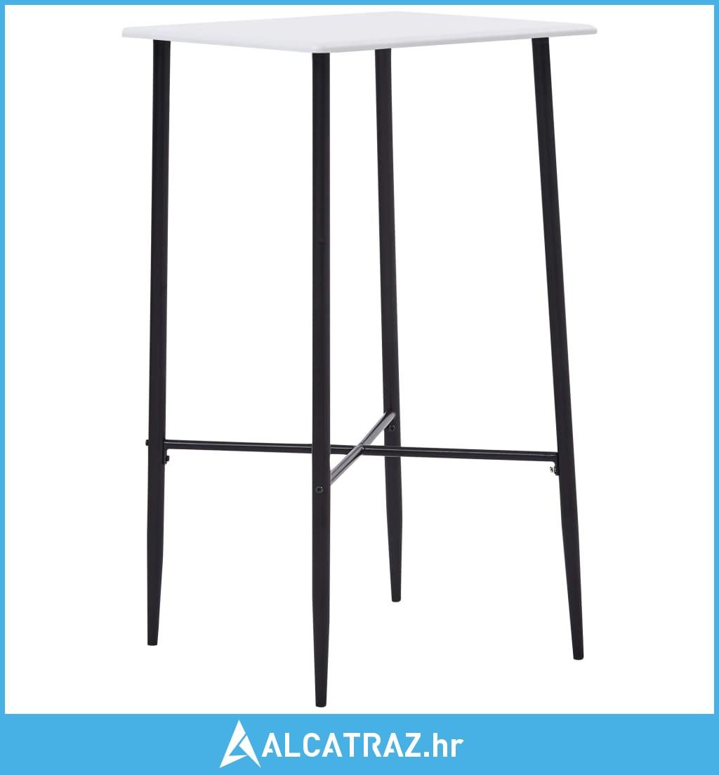 Barski stol bijeli 60 x 60 x 111 cm MDF - NOVO