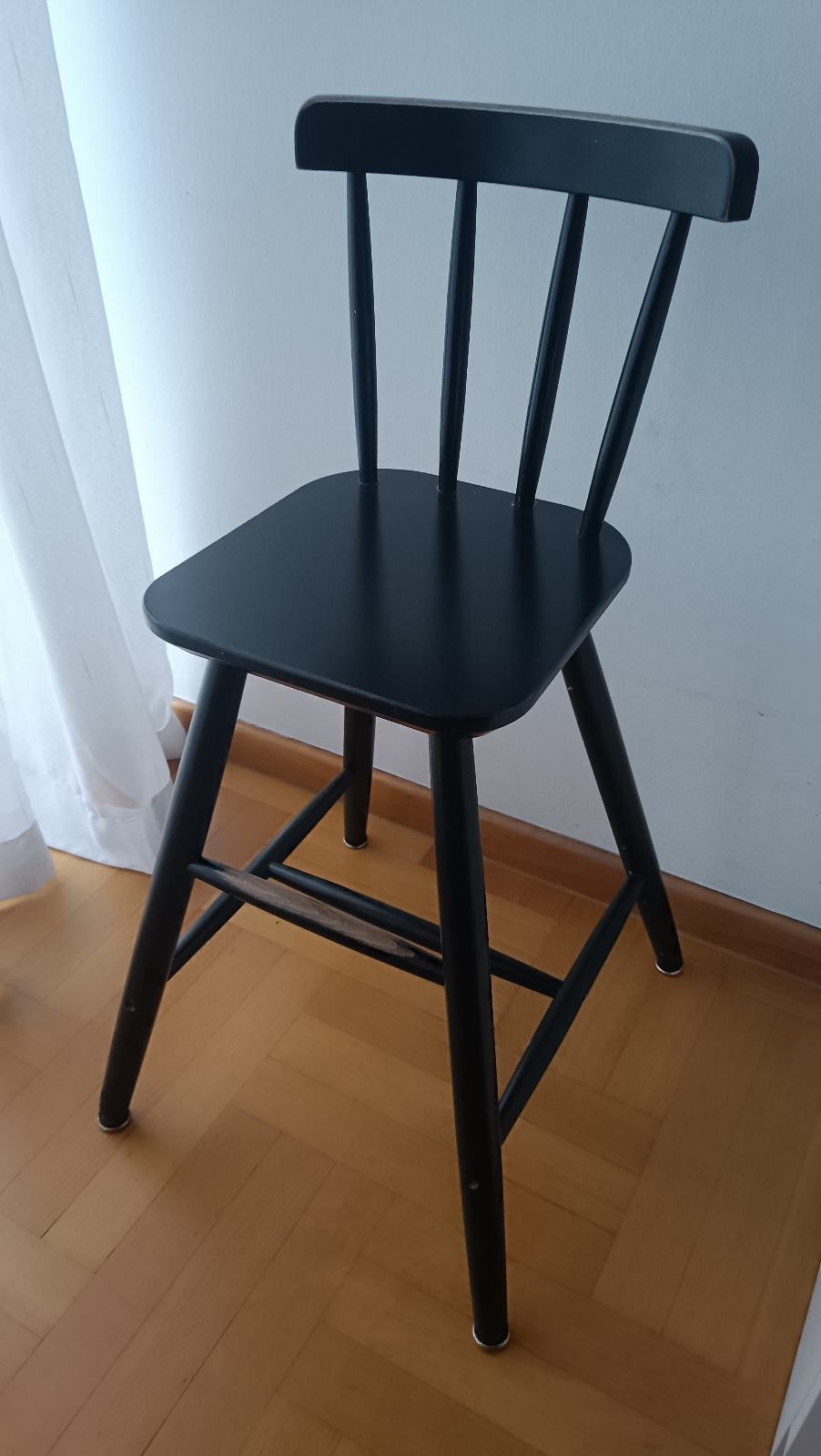 Dječja stolica AGAM crna, IKEA