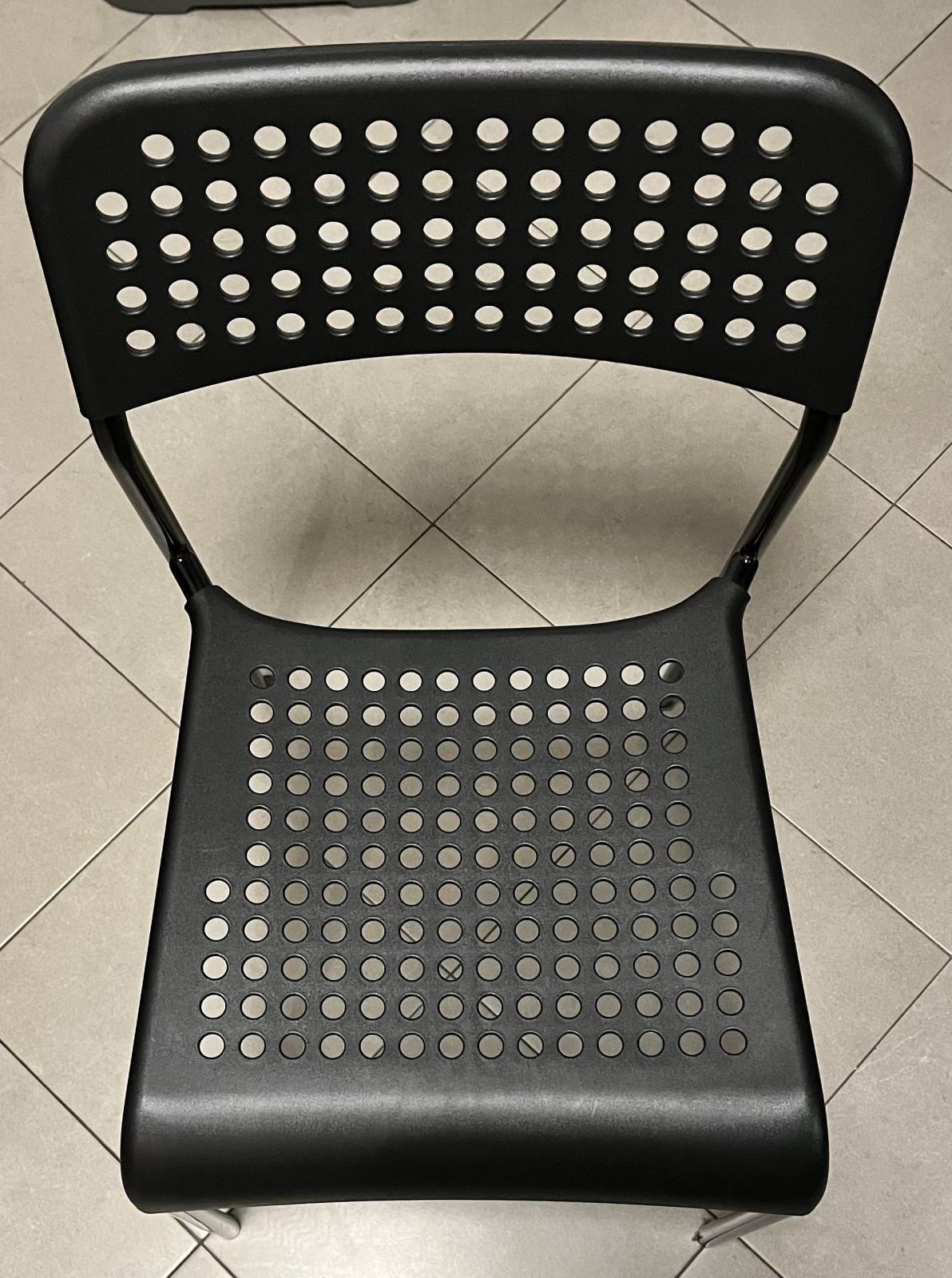 IKEA ADDE stolica, 4 komada, crna