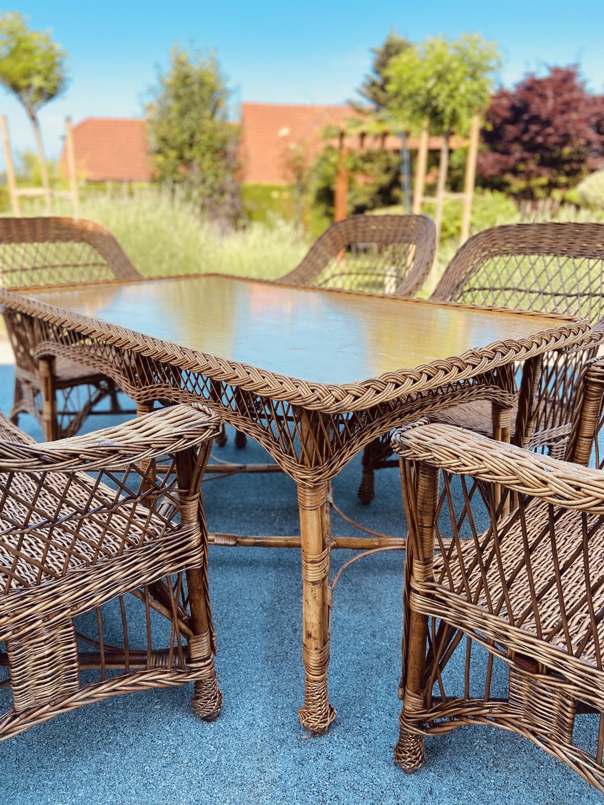 Pleteni blagavaonski set