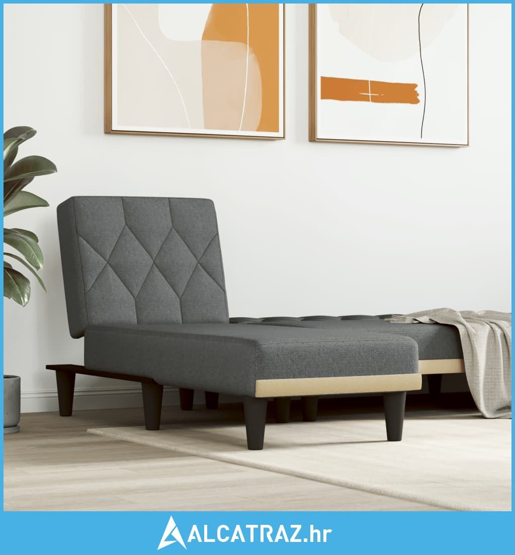 Počivaljka tamnosiva od tkanine - NOVO