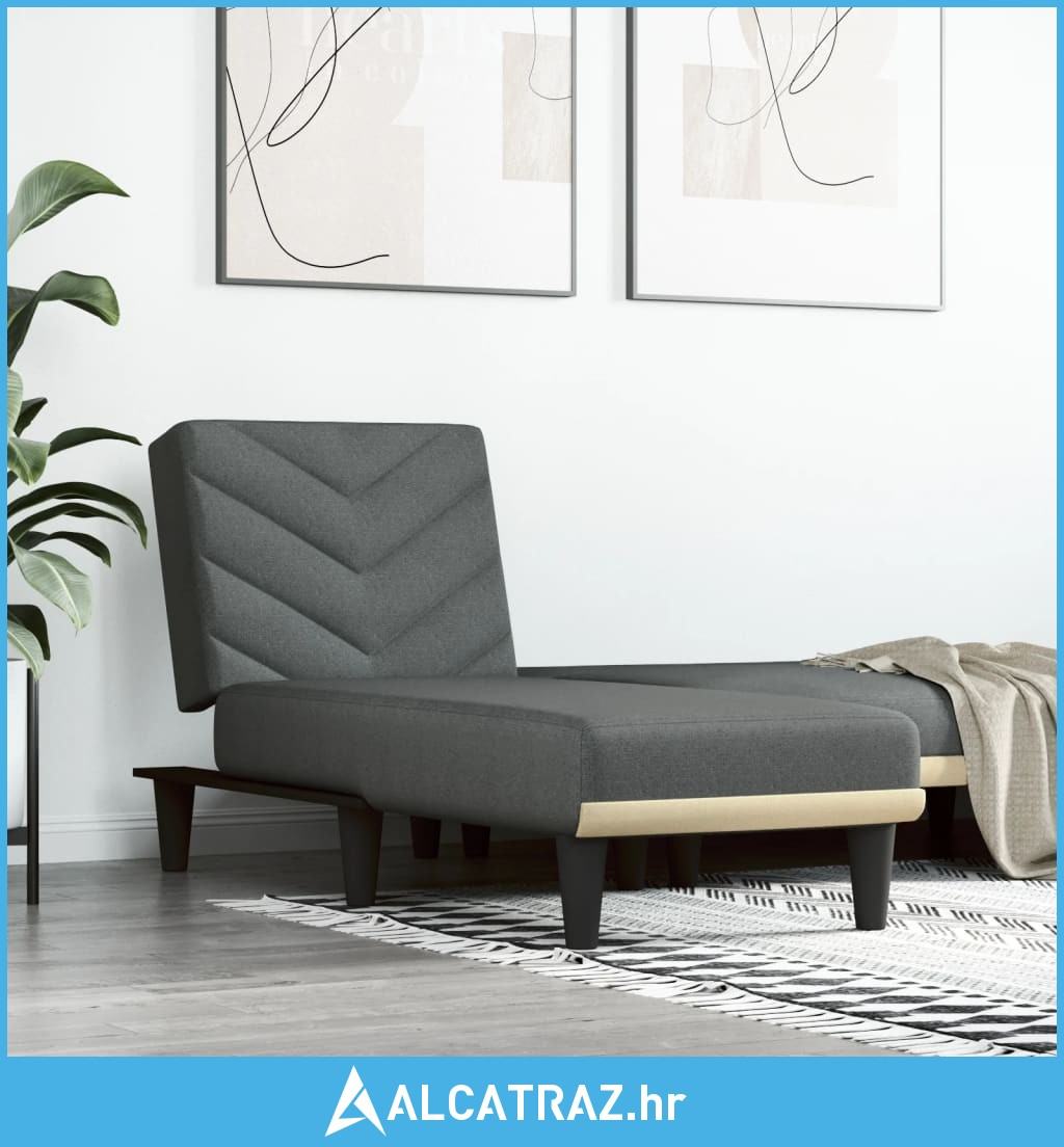 Počivaljka tamnosiva od tkanine - NOVO