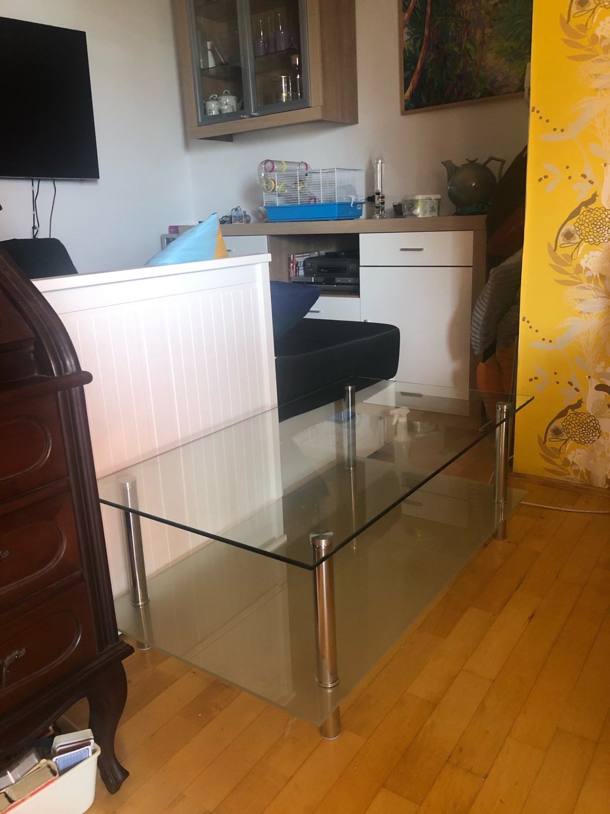 Poklanjam stakleni stolic