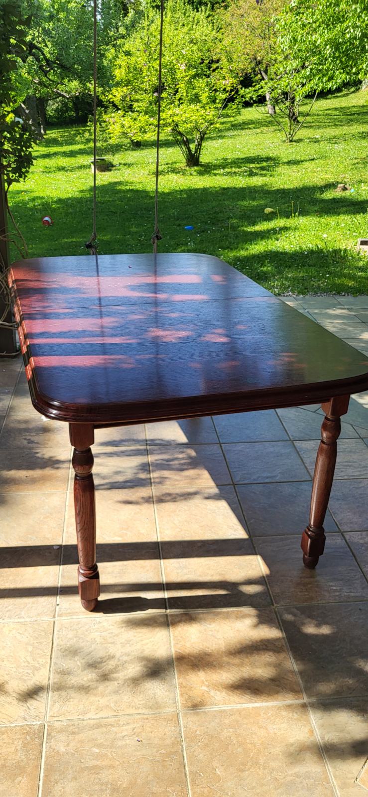 Stol (150x90) trešnja i stolice, puno drvo