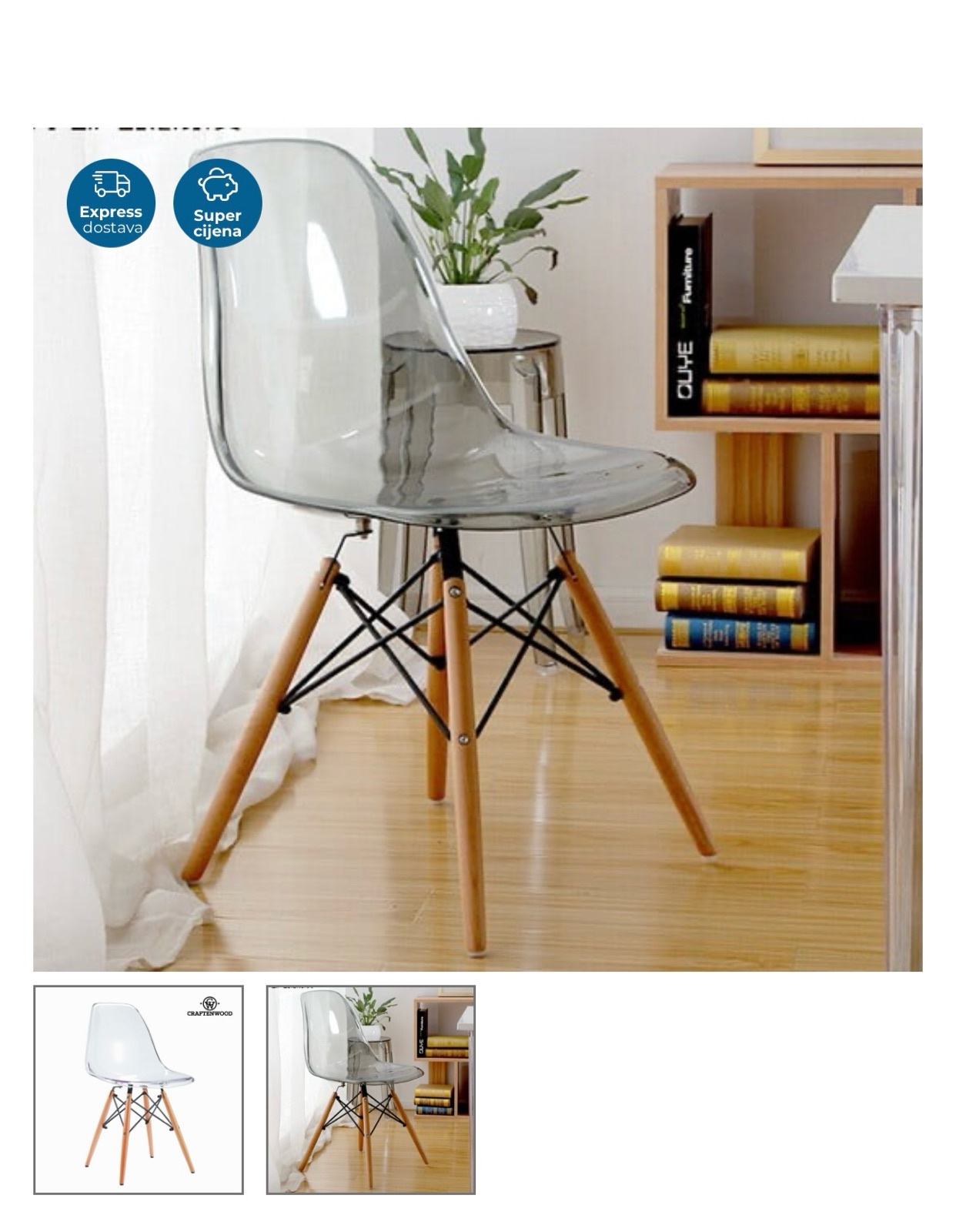 Transparentna stolica