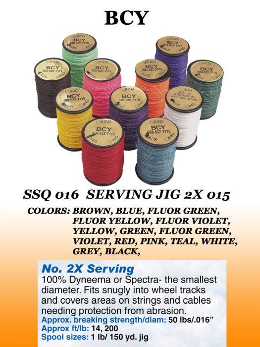 BCY Serving Material 2X 015 1Lbs Black