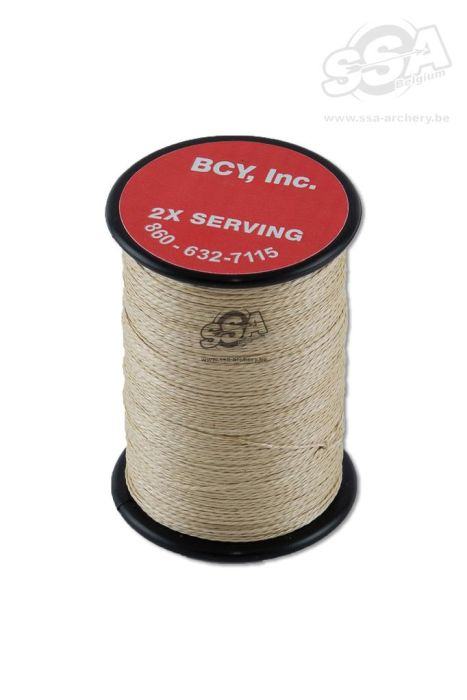 BCY Serving Material 2X Dia .015 Jig Tan