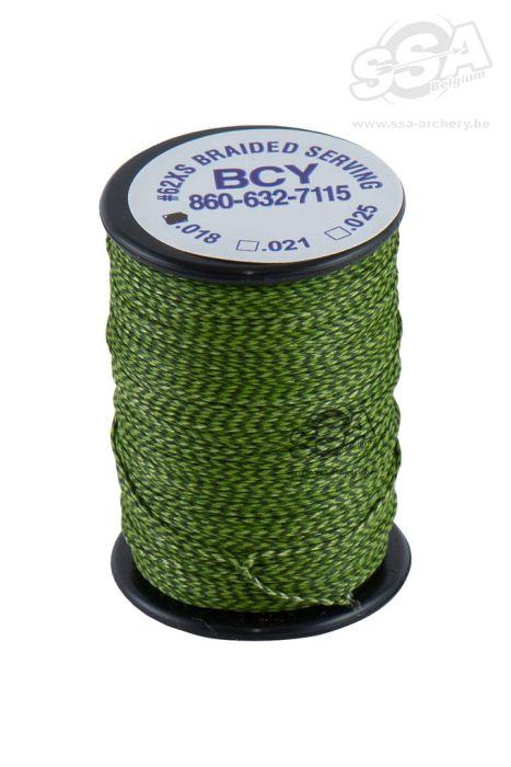 BCY Serving Material Braided *62Xs Dia .018 Jig Green