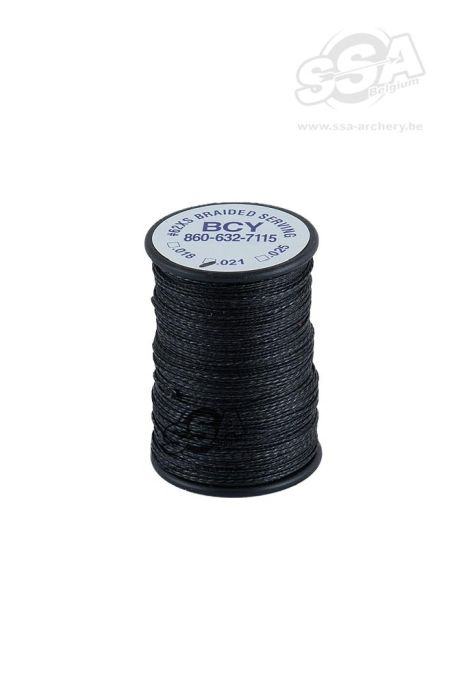 BCY Serving Material Braided *62Xs Dia .021 Jig Black