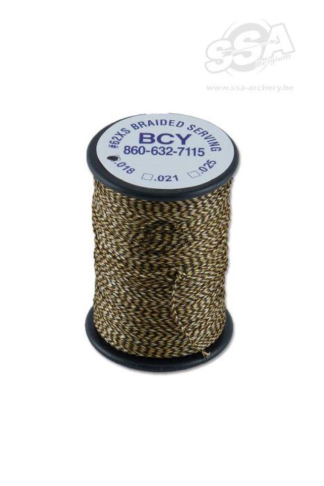 BCY Serving Material Braided *62Xs Dia .021 Jig Gold