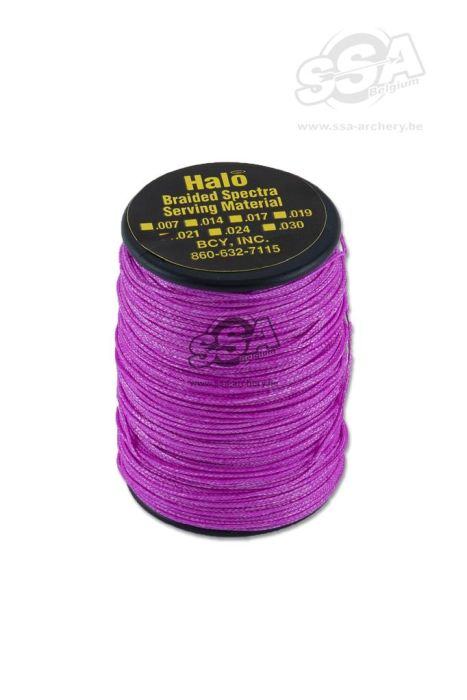 BCY Serving Material Braided Halo Dia .007 Jig Flo.Purple