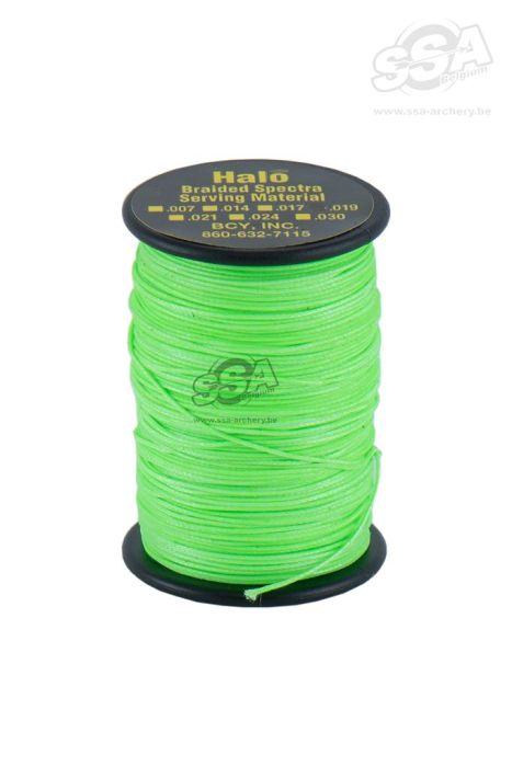 BCY Serving Material Braided Halo Dia .014 1Lbs Flo. Green