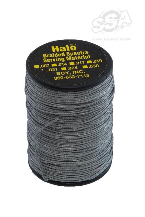 BCY Serving Material Braided Halo Dia .014 1Lbs Silver