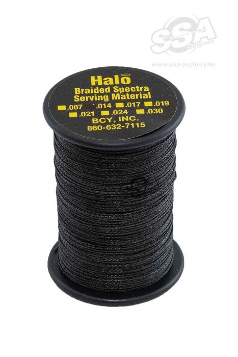 BCY Serving Material Braided Halo Dia .014 Jig Black
