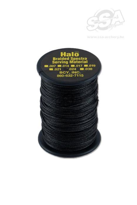 BCY Serving Material Braided Halo Dia .021 Jig Black