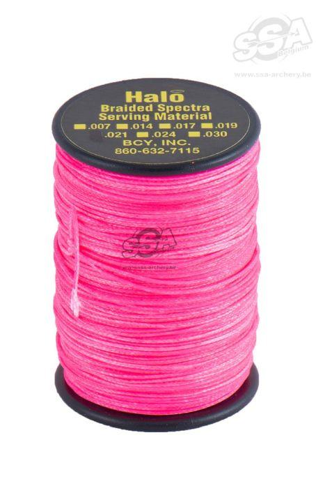 BCY Serving Material Braided Halo Dia .021 Jig Pink