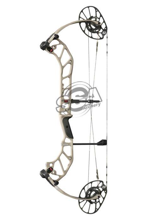 PSE Compound Evo Xf30 E2 Cam Rotating Mod RH 70lbs 27.5-31.5 Tan