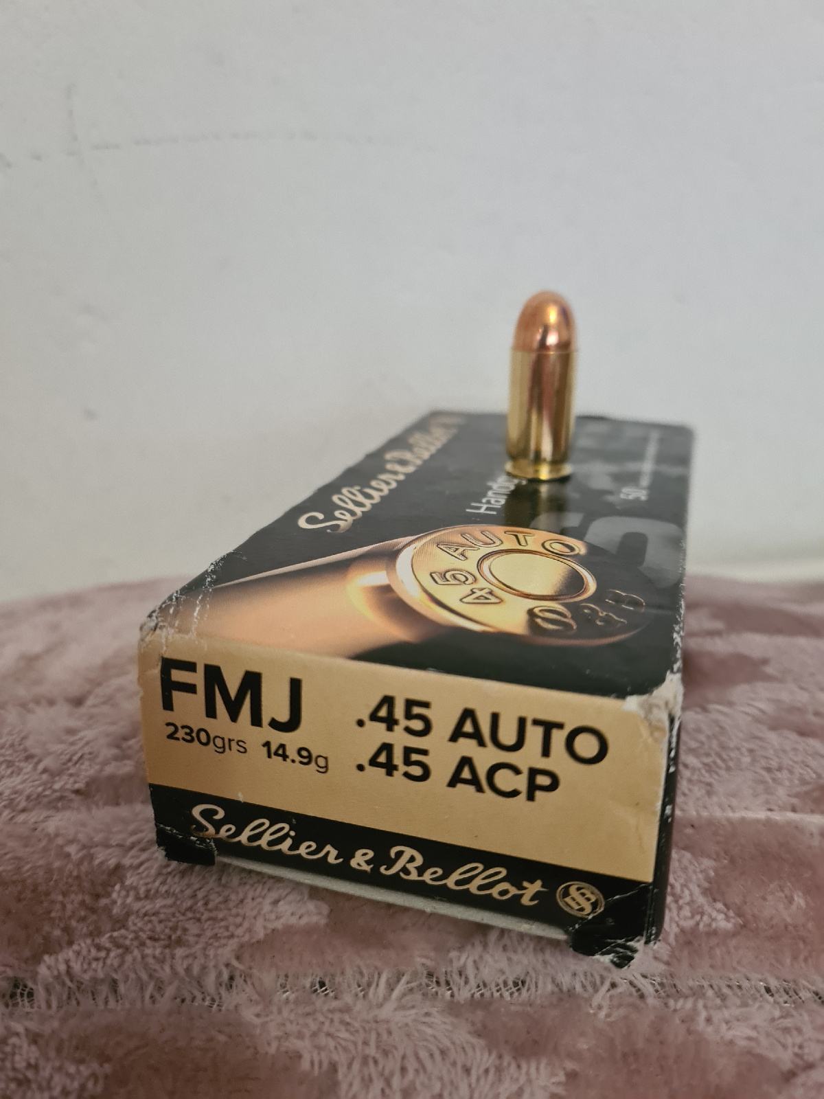 S&B, .45 ACP, FMJ, 400 kom., 0,55,€/kom