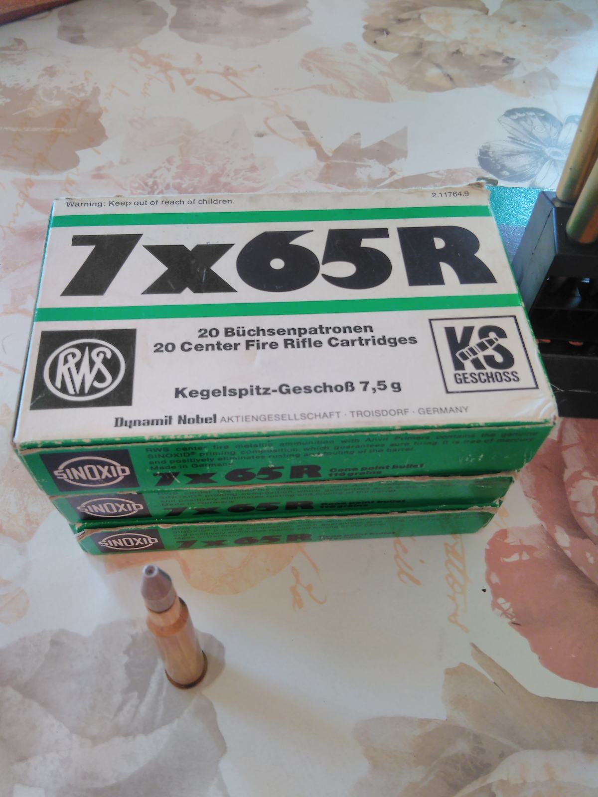Streljivo 7x65r Jelenski rogovi