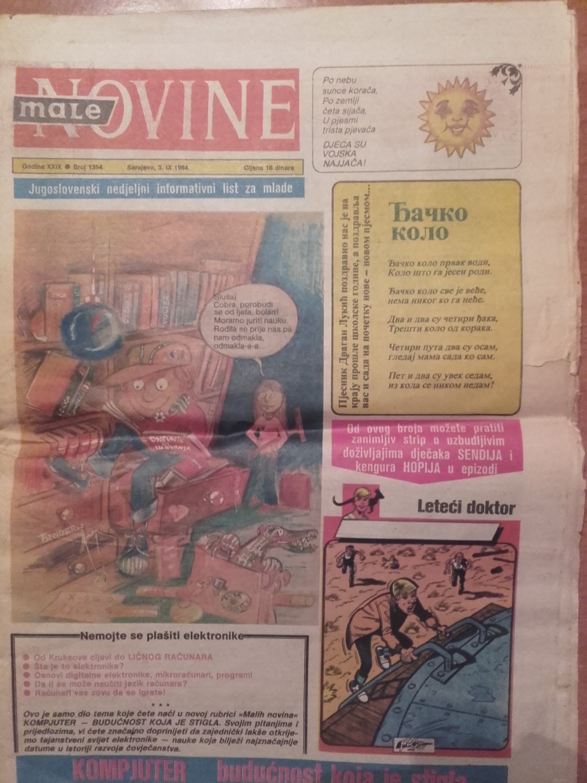 MALE NOVINE JUGOSLAVENSKI INFORMATIVNI LIST ZA MLADE