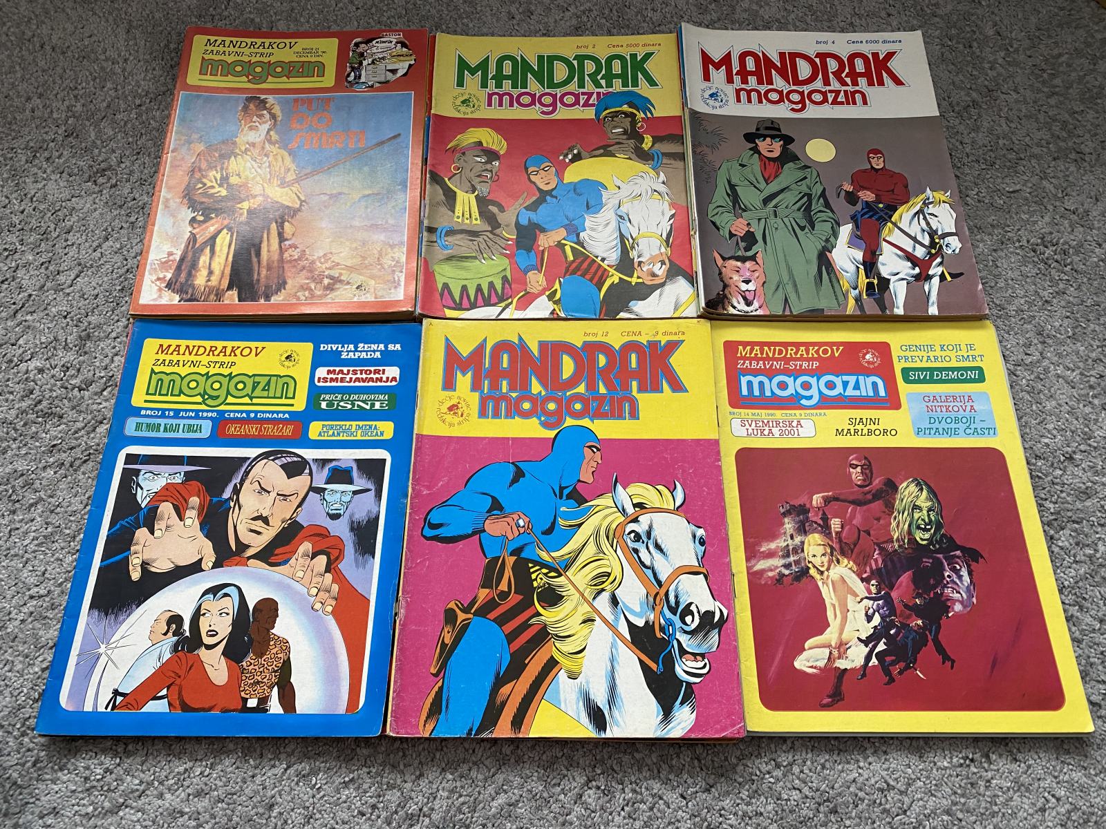 MANDRAK MAGAZIN komplet 1-21