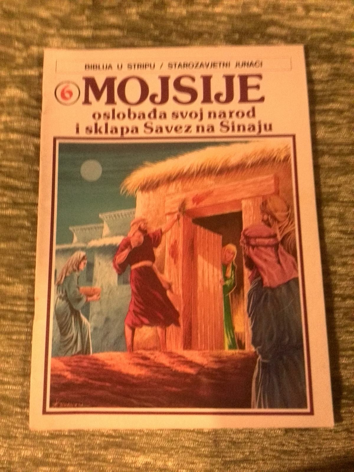 MOJSIJE OSLOBAĐA SVOJ NAROD I SKLAPA SAVEZ NA SINAJU 6,BIBLIJA U STRIP