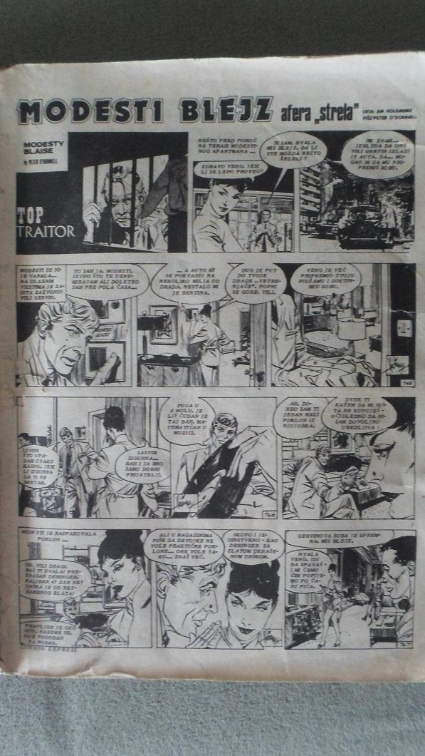 Strip Modesti Blejz 26 epizoda(uvez) iz Stripeteke