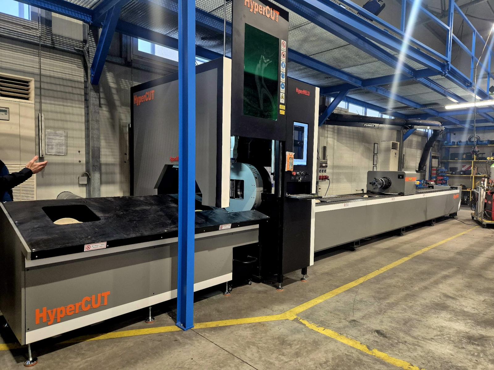 HyperCUT CNC fiber laser GreenLINE TUBE 6_230 3000W