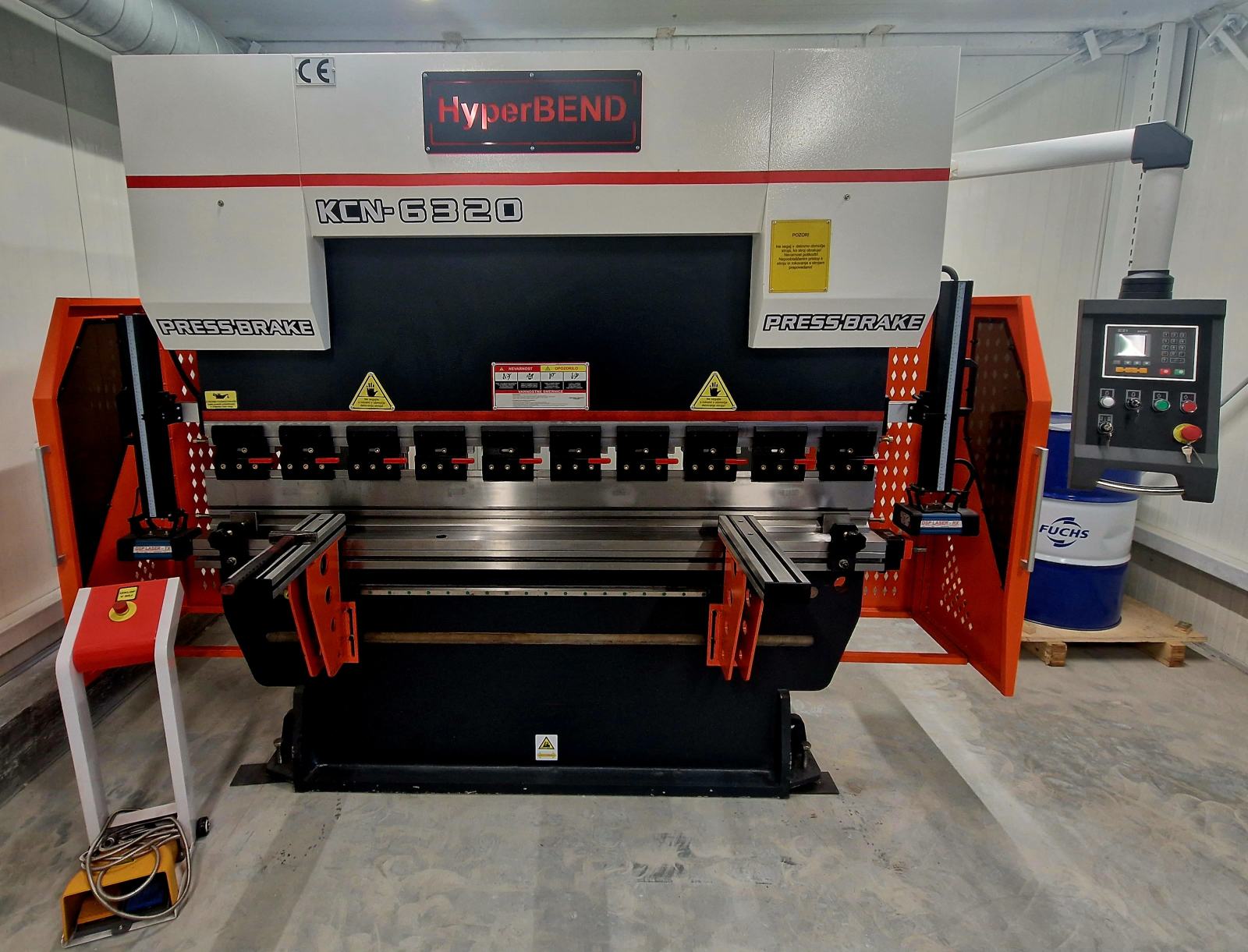 HyperCUT NC HyperBEND apkant preša 2000mm, 63 tona, 1os