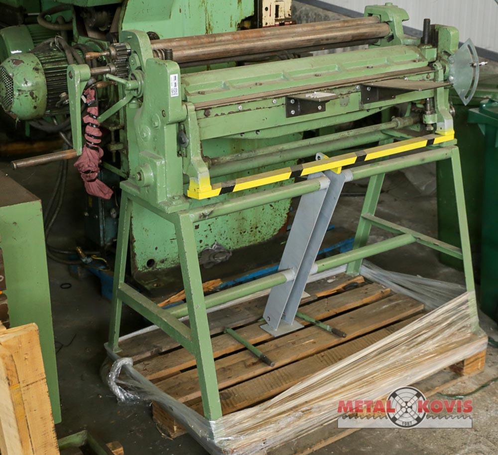 Stroj 2 u 1 - savijačica i valjci za lim, Jelšingrad 1000 mm x 1mm