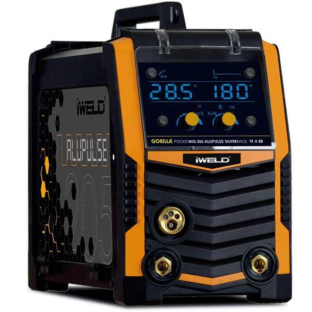 Uređaj za zavarivanje Gorilla PocketMIG 205 Alupulse Silverback
