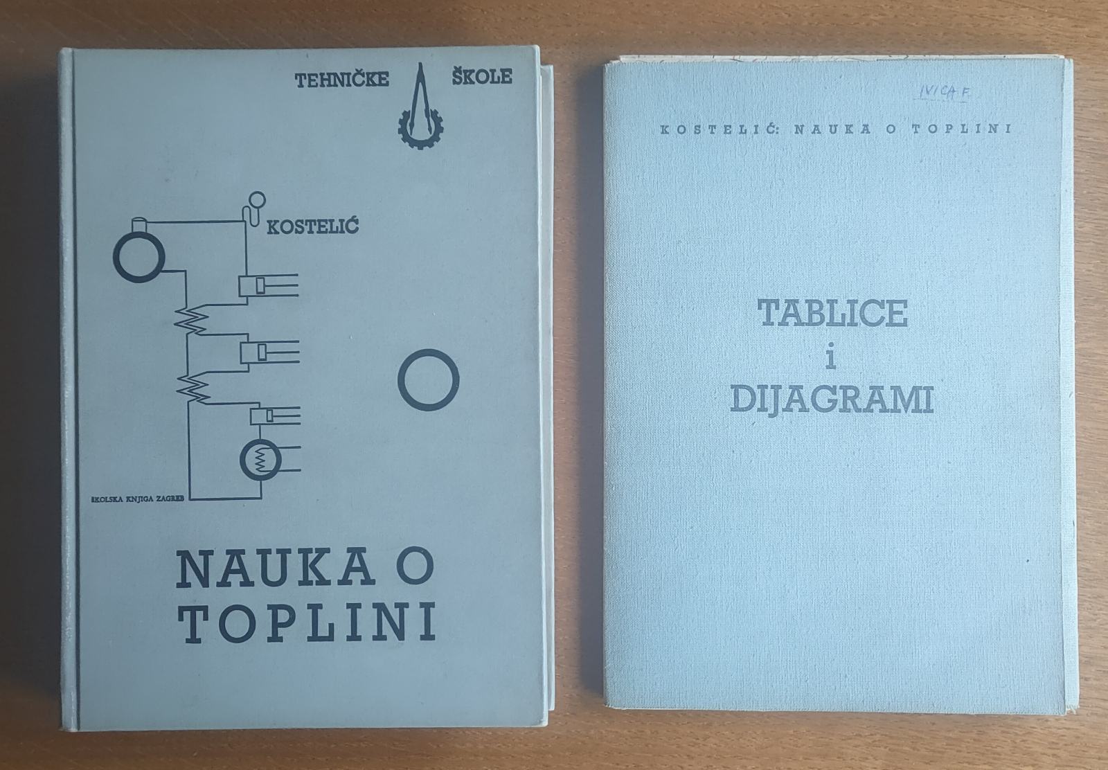 Kostelić: Nauka o toplini + tablice i dijagrami