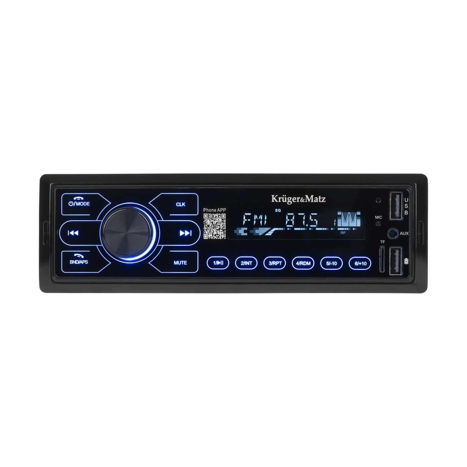 12v 1Din Car Radio LCD 4x50W MP3 2x USB Bluetooth RCA + daljinski upra