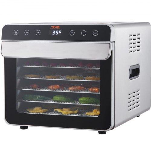 700w dehidrator hrane, nehrđajući čelik, 300 x 280 mm, 6 pladnjeva, su