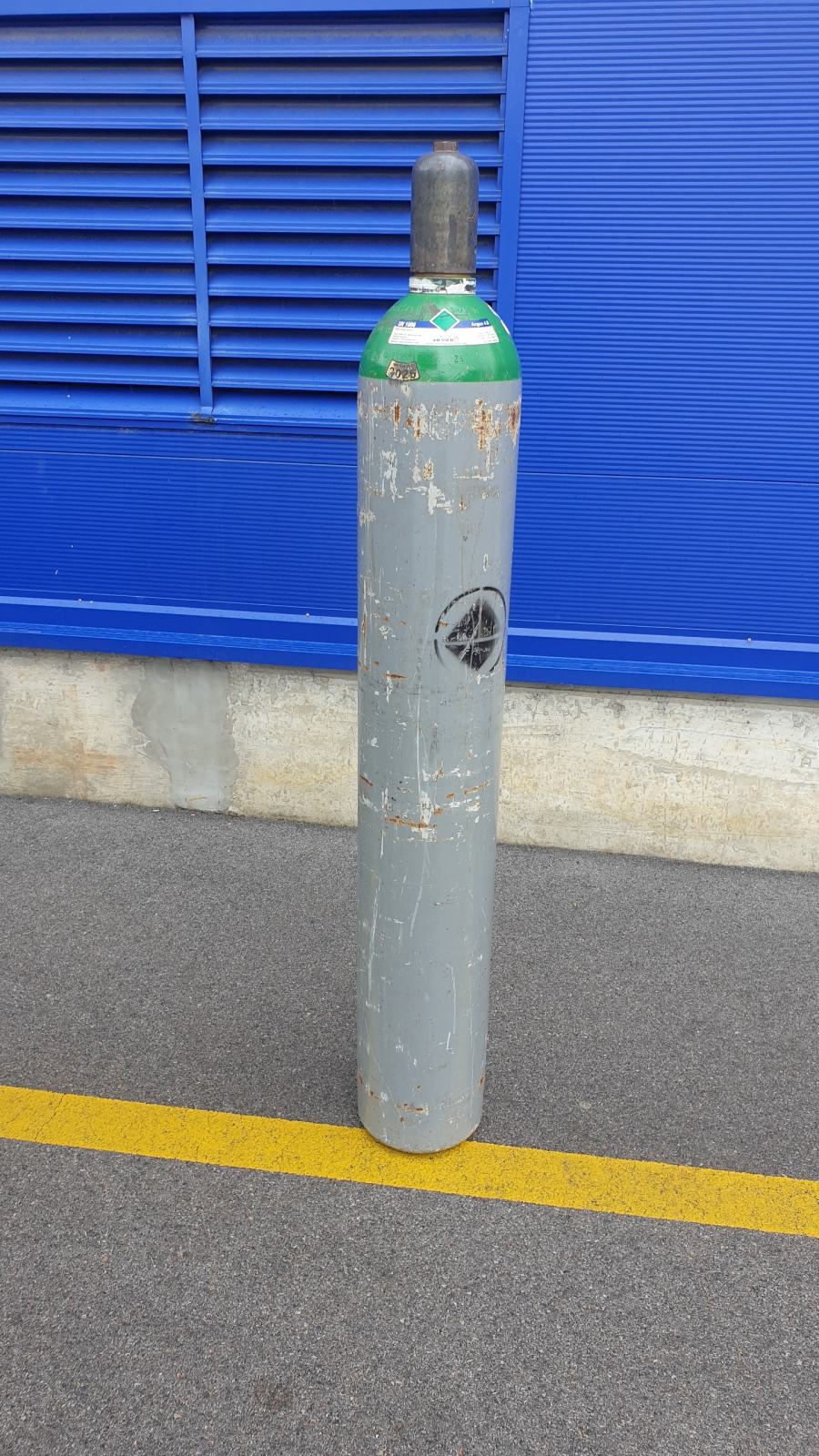 ARGON velika , prazna Messer boca