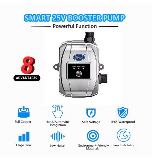 Automatska mini pumpa za tuširanje – FARANLI DC 24V 80W