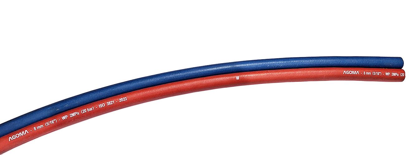 Dupla cijev za autogeno zavarivanje, acetilen, kisik