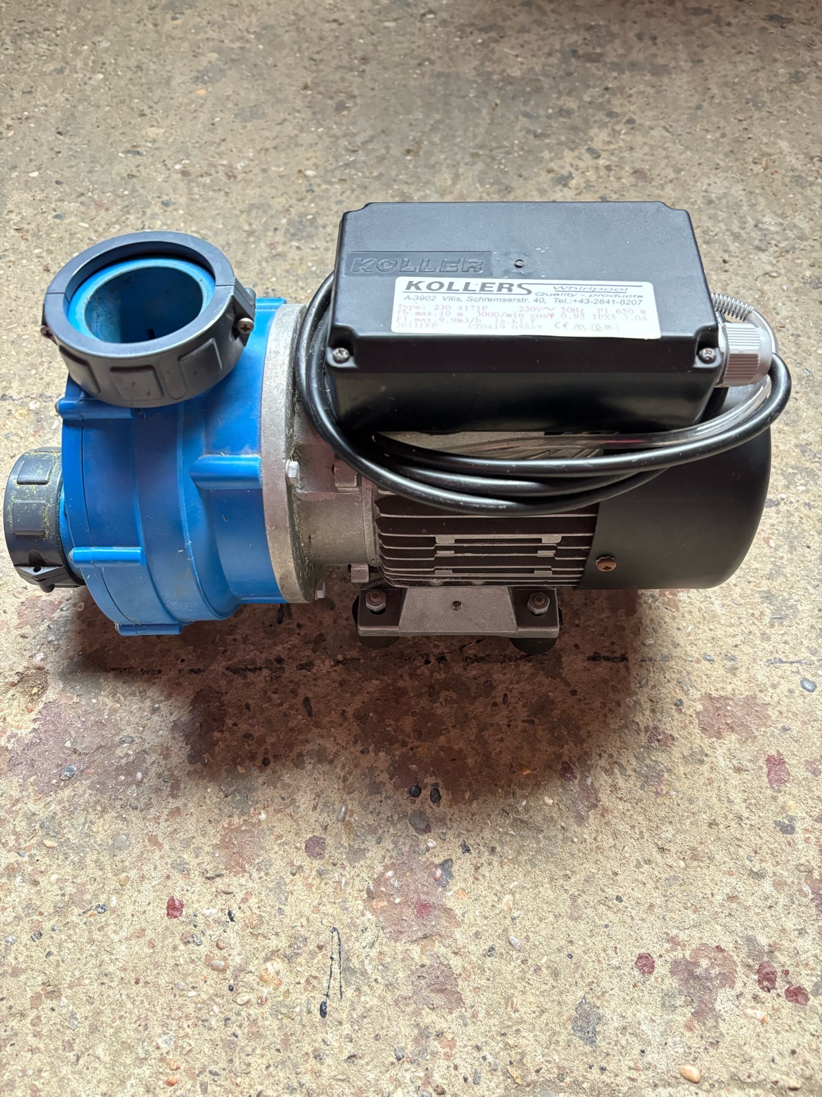 Električni motor za jacuzzi