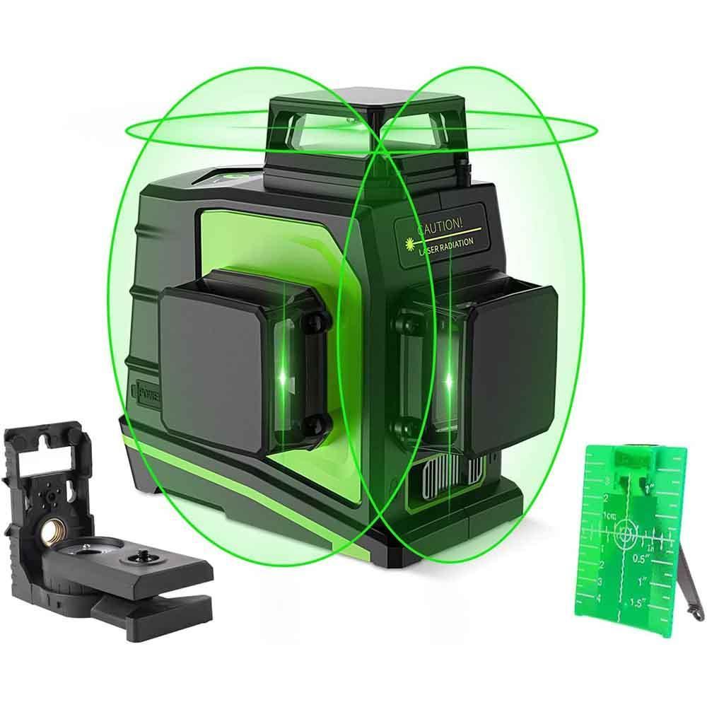 GF360G 12 linijski zeleni laserski nivelir + akumulator