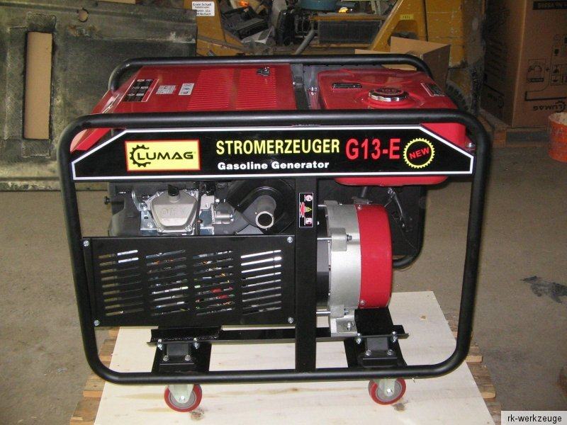 LUMAG G13E 12 kW Agregat generator 400V snage Električni start