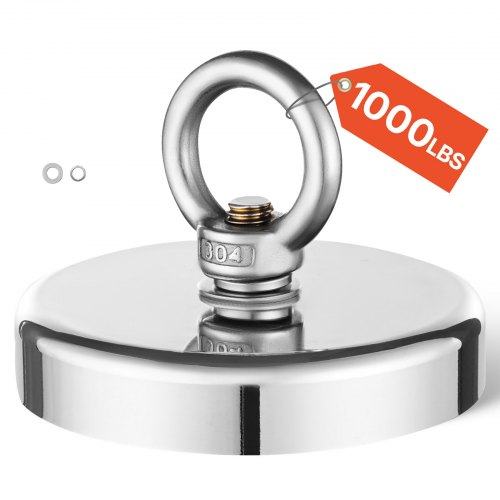 Magnet za ribolov s vučnom silom 454 kg, super jaki neodimijski magnet