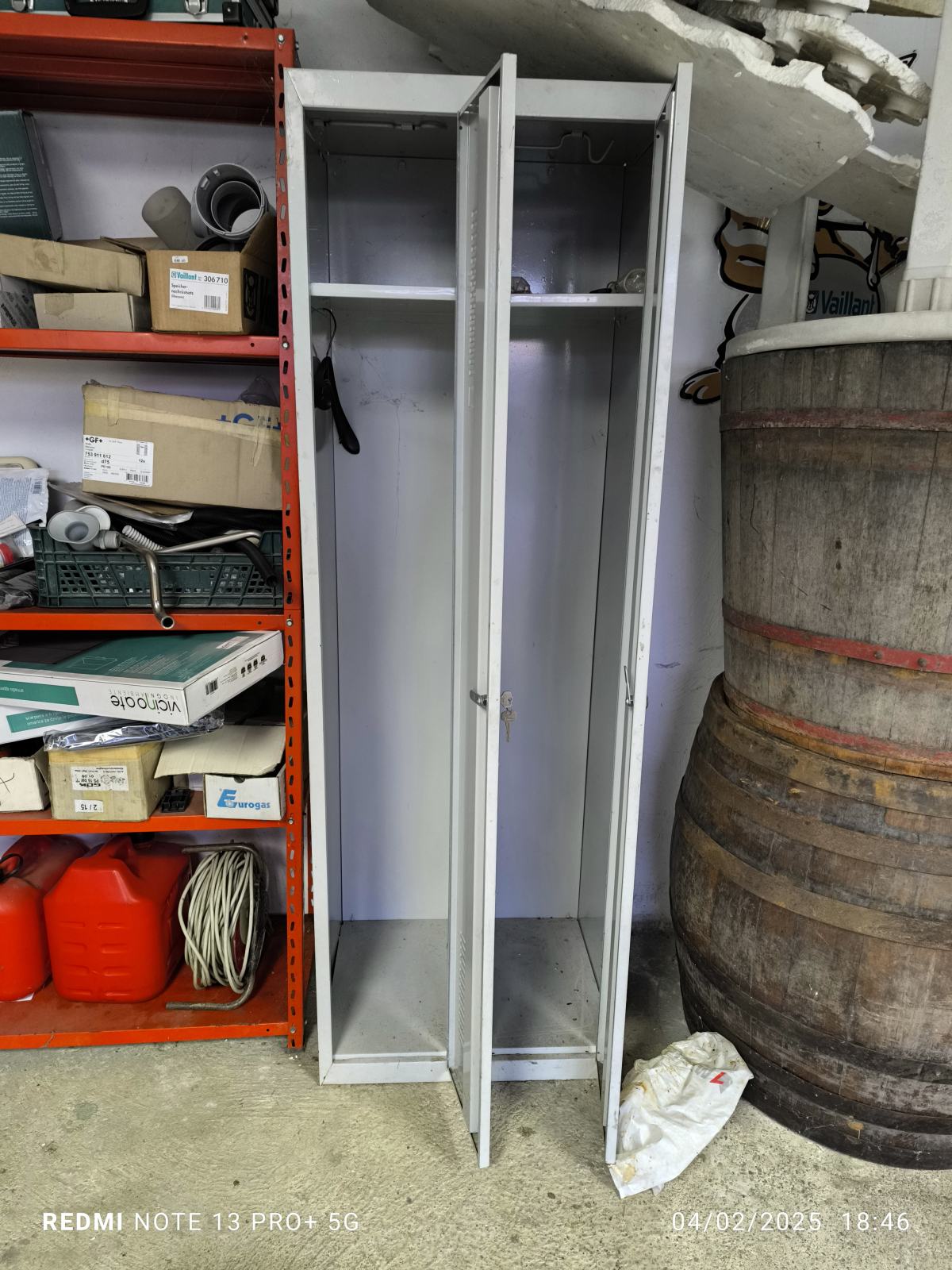 Metalni ormar dvodjelni