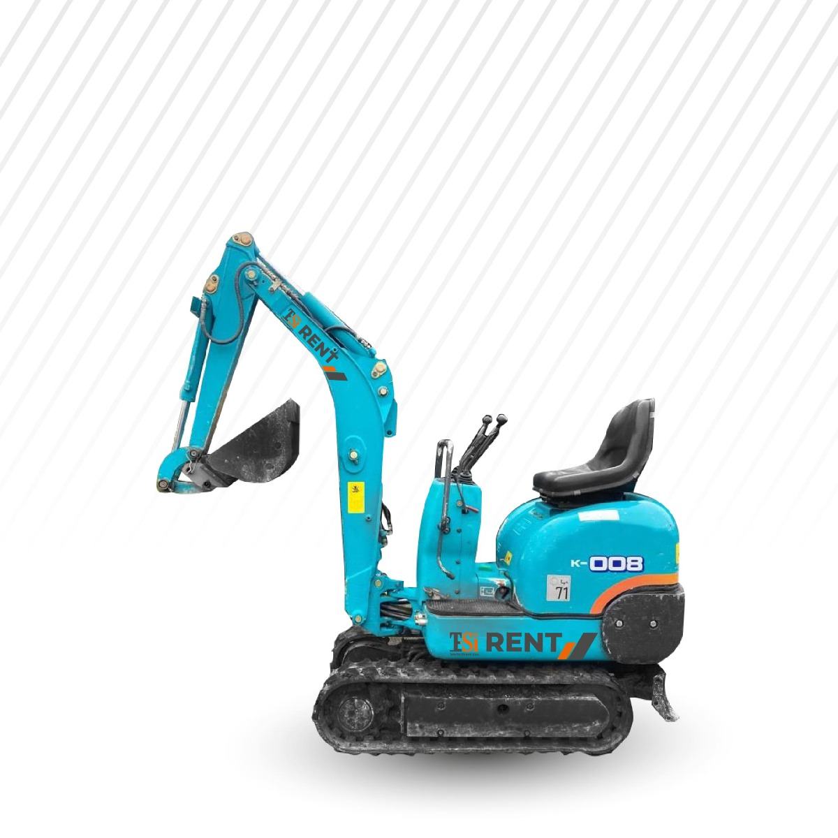 Mikro bager 980 kg kubota k-008