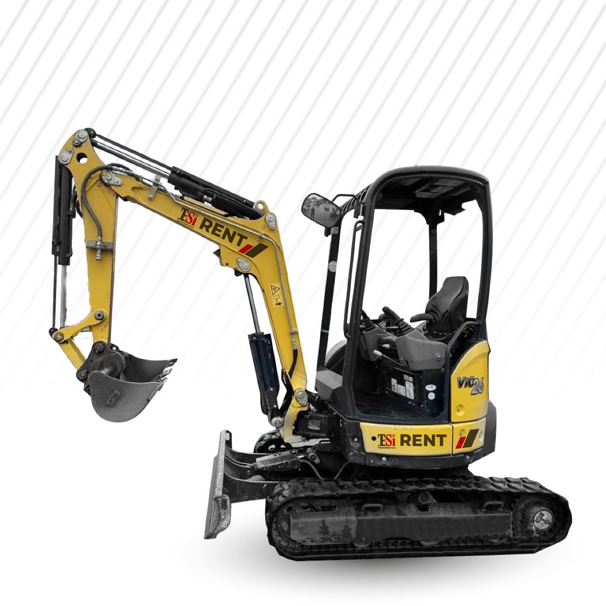 Mini bager 2,6t yanmar vio -26