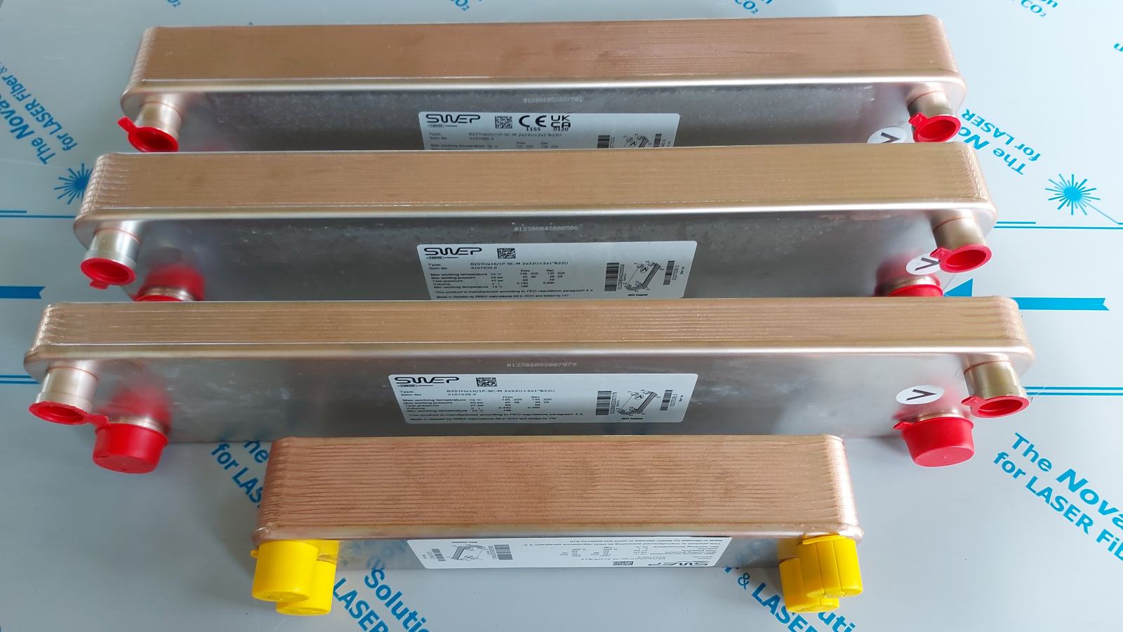 Pločasti izmjenjivači topline za toplinske pumpe itd.